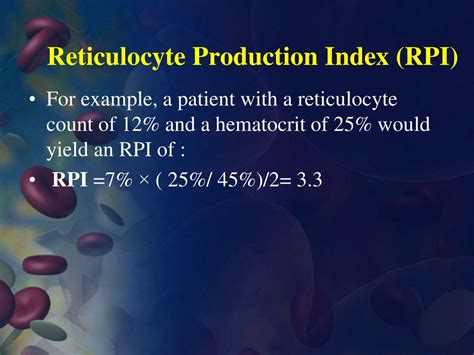 Ppt Comprehensive Guide To Reticulocyte Count In Hematology Lab