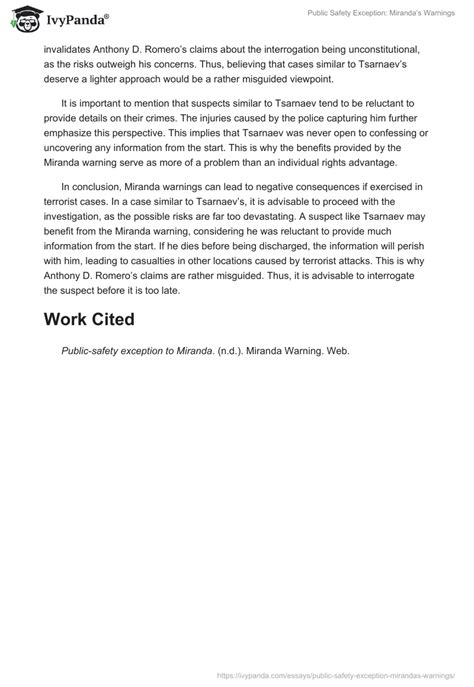 public safety exception miranda s warnings 560 words critical