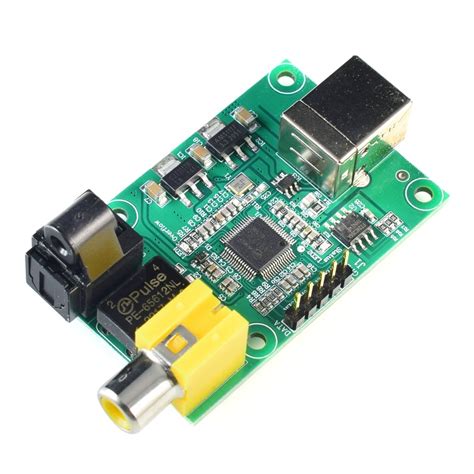 Bynnix Ljmsa9123 Usb To Spdif I2s Auditory Controller High Resolution 24bit 192khz Output For