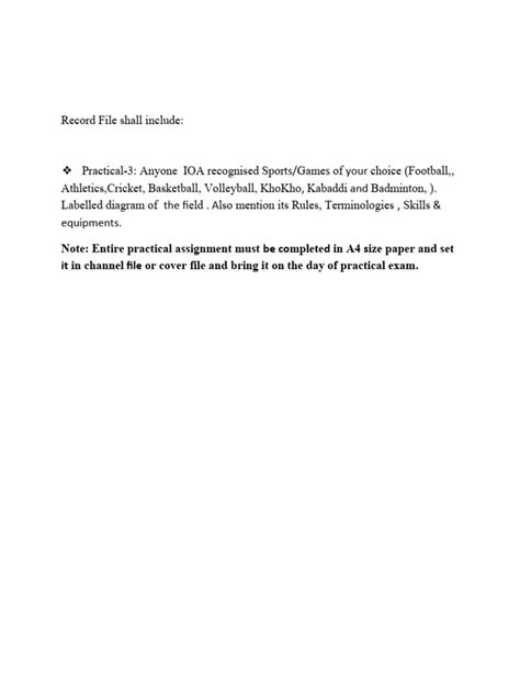 Class 11 Phe Practical Pdf