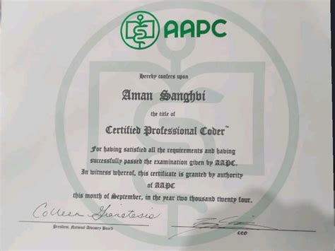 Aman Sanghvi Cpc On Linkedin Aapc Cpc Healthcareit Icd10cm Cpt Hcpcs Medicalcodingexam