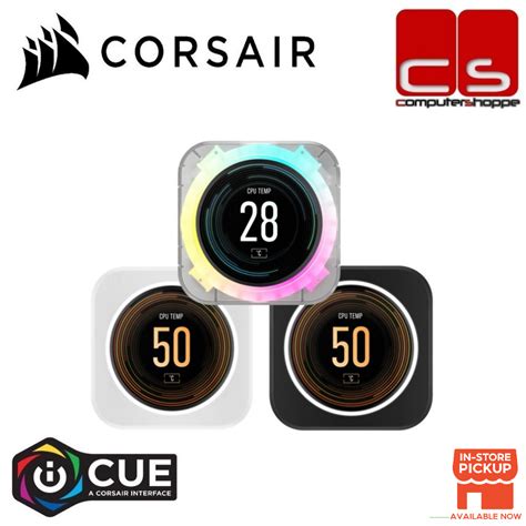 Corsair Icue Elite Cpu Cooler Lcd Display Upgrade Kit Black White Ice Shopee Malaysia