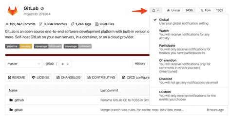 GitLab Notification Emails Gitlab 中文文档 书栈网 BookStack