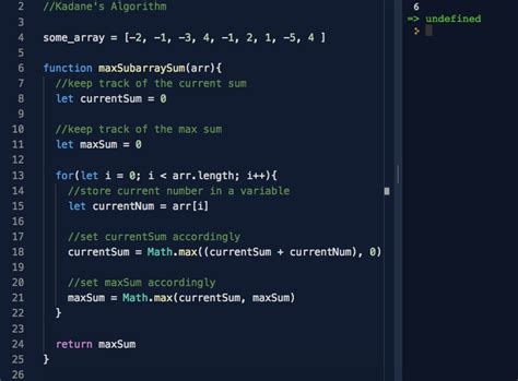 Max Sub Array Sum Javascript As I Am Looking For Gainful Employment