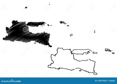 east java map vector stock vector illustration of continent 132079407