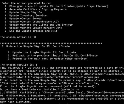 setup ssl certificate for vsphere lab part 4 creating and replacing