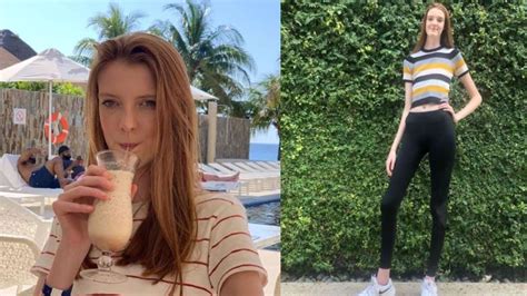 This 6 Feet 10 Inches Tall Girl With The Longest Legs Creates A World