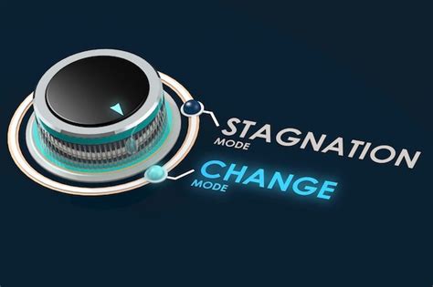 Premium Photo Change Mode Concept With Turning Knob