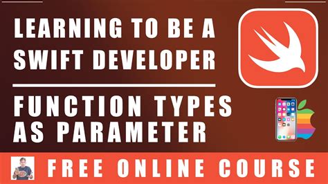 Learn Swift With David Function Types As Parameter Types Lesson 57 Youtube