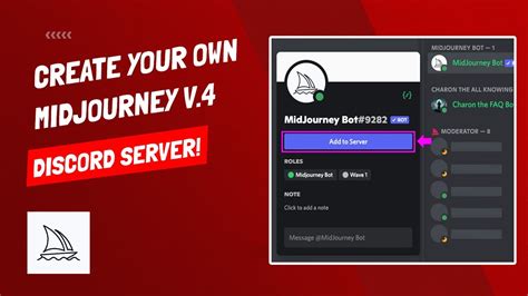Midjourney V 4 How To Create Your Own Discord Server And Invite