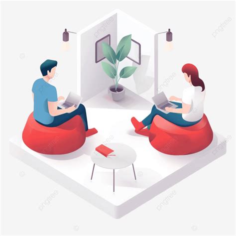 Introvert And Extrovert Isometric Concept Decorative Set Collection