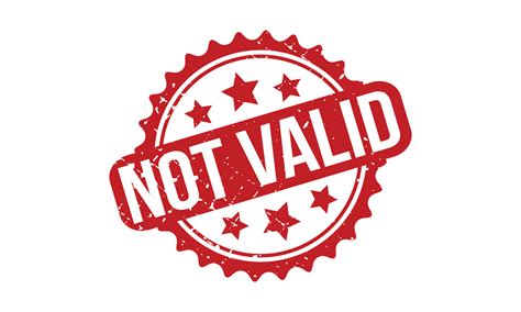 Not Valid Rubber Stamp Red Not Valid Rubber Grunge Stamp Seal Vector Illustration 22411844