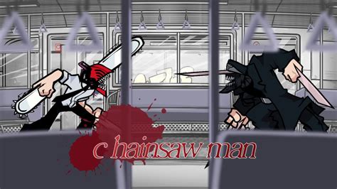 프나펑 체인소 맨 모드 Fnf Chainsaw Man Mod Youtube