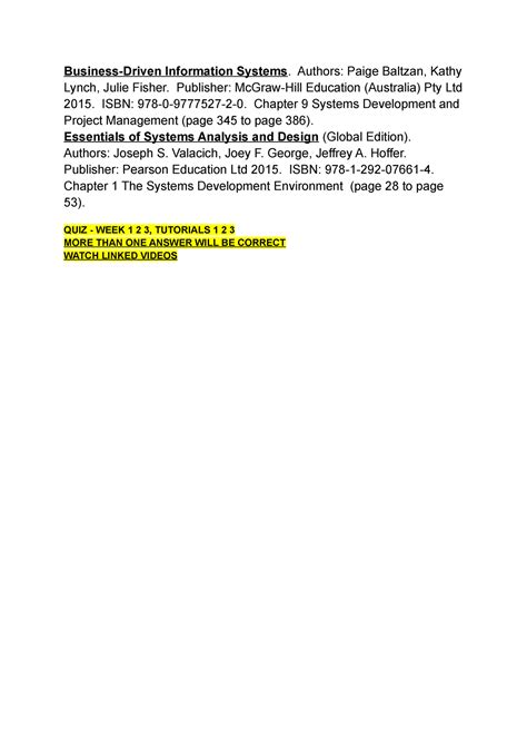 week 5 week course content summary useful for final exam or midsem