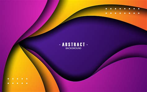 추상적인 다색 현대 미래 지향적 인 페이퍼 컷 배경 브로셔 전단지 잡지 명함 브랜딩 배너 헤더 책 표지 노트북 배경 벡터를 위한 추상설계 템플릿 0명에 대한 스톡 벡터 아트