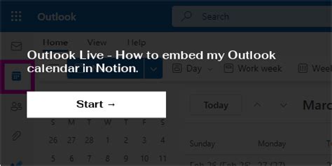 Outlook Live How To Embed My Outlook Calendar In Notion
