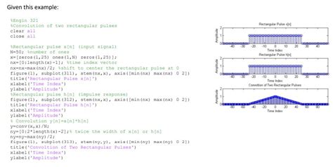 Solved Given This Example Rectangular Pulse Xnl Engin 321