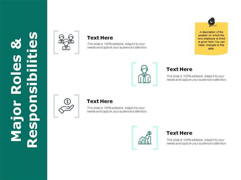 Major Roles And Responsibilities Ppt Powerpoint Presentation File Tips Templates Powerpoint