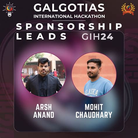 Mohit Kumar On Linkedin Galgotias International Hackathon From Participating To Being A Member Of