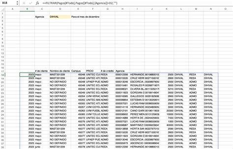 Filter Is Not Returning Any Value Rexcel