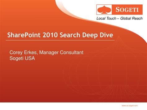 Ppt Sharepoint 2010 Search Deep Dive Powerpoint Presentation Free Download Id1852902