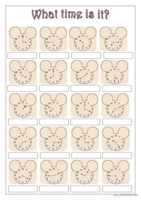 83 Telling The Time English Esl Worksheets Pdf And Doc