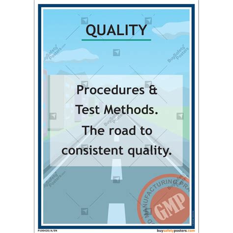 Quality Control Slogan Posters