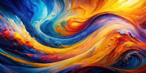 Abstract Swirling Vibrant Colors A Dynamic Interplay Of Hues And