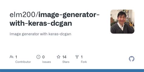 Github Elm200image Generator With Keras Dcgan Image Generator With Keras Dcgan