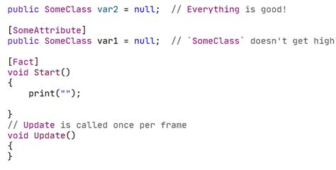 Highlight Incorrectly After Attribute Declaration Issue 142 Emacs