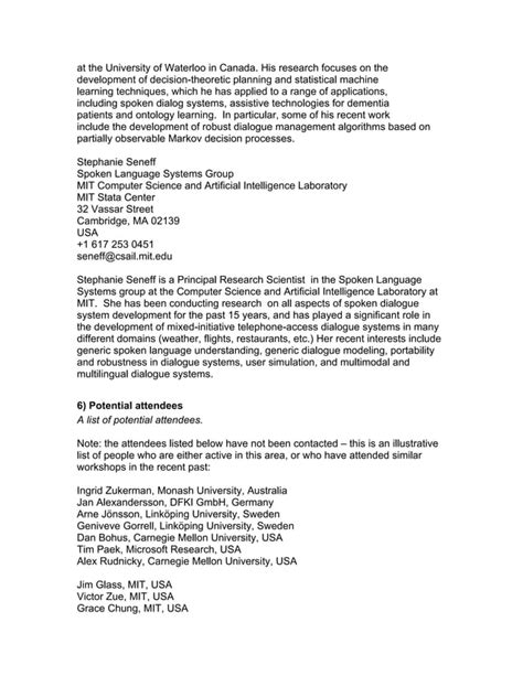 Statistical And Empirical Approaches To Spoken Dialog Systems Pdf