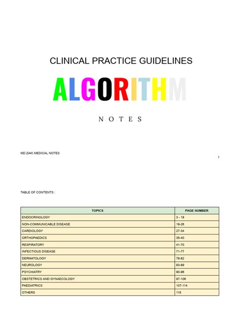 cpg algorithm notes pdf