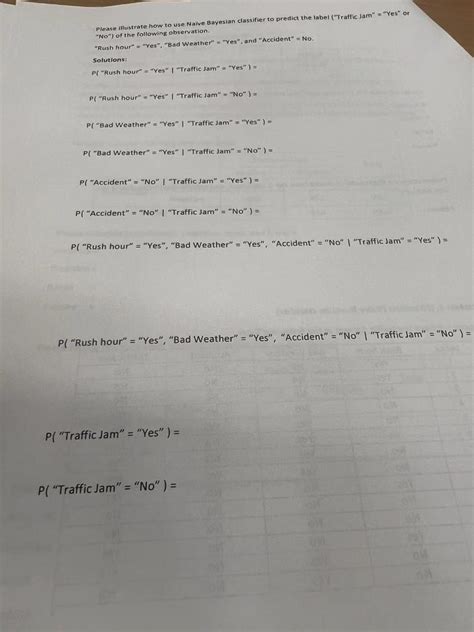 Solved Problem 2 20 Points Naïve Bayesian Classifier