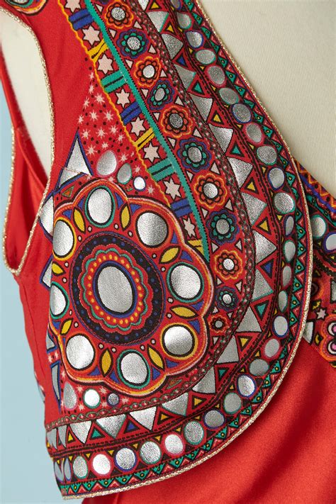 Red Lycra Printed Bathing Suit With Boléro Ensemble Gottex For Sale At 1stdibs