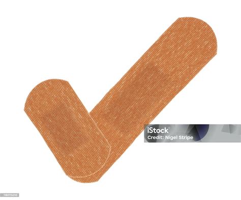 클리핑 경로가 있는 흰색에 분리된 진드기 체크 체크 마크 의료 석고 0명에 대한 스톡 사진 및 기타 이미지 0명 간호사