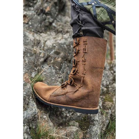 Odin Viking Boots Brown
