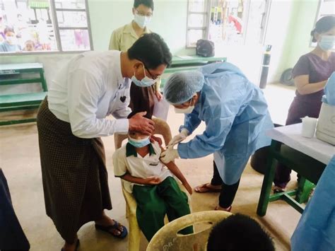 ပဲခူးမြို့ အခြေခံပညာကျောင်းများရှိ အသက် ၅ နှစ်မှ ၁၂ နှစ်အတွင်း ကျောင်းသား၊ ကျောင်သူများအား