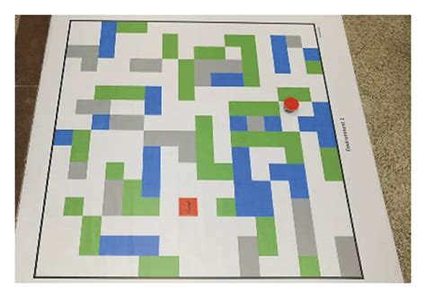 A And B E Puck Robot Navigating In Two Different Environments C Download Scientific
