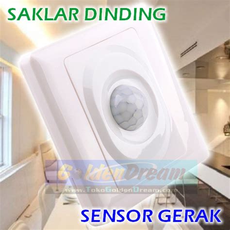 Jual Saklar Dinding Sensor Gerak Pir Wall Switch Lampu Otomatis Passive Infrared Shopee Indonesia