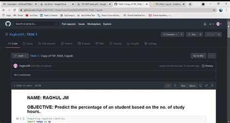 raghul jm on linkedin task1 datascience gripapr21 gripmay21