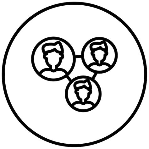 Premium Vector User Network Vector Illustration