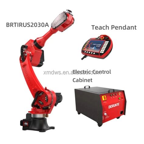 Borunte Industrial 6 Axis Robot Arm Brtirus2030a Robotic Manipulator Assembly With Gearbox Motor