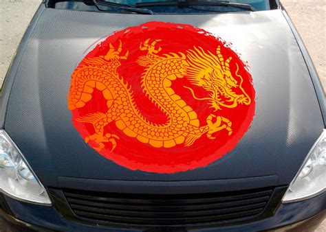 Japanese Dragon Vinyl Decal Livery Car Digital Download Etsy