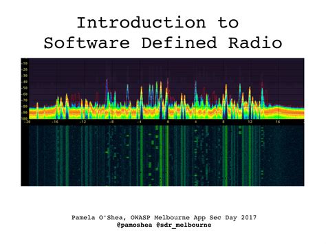 Introduction To Software Defined Radio Sdr Ppt
