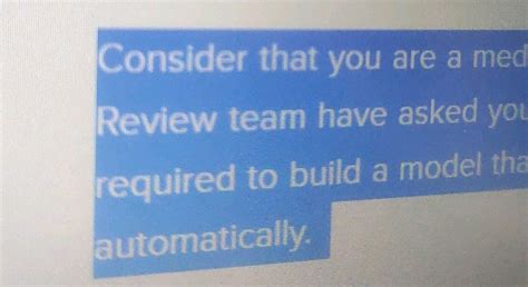 Consider That You Are A Med Review Team Have StudyX