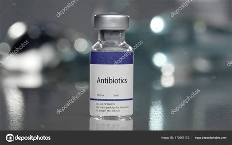 Антибиотики Флаконе Медицинской Лаборатории стоковое фото ©Stockfootage ...