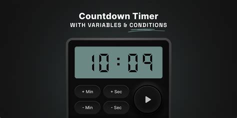 Coundown Timer With Variables Conditions Figma