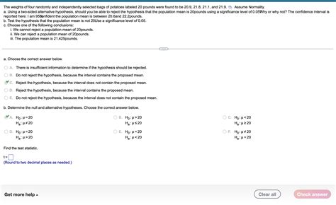 Solved The Weights Of Four Randomly And Independently
