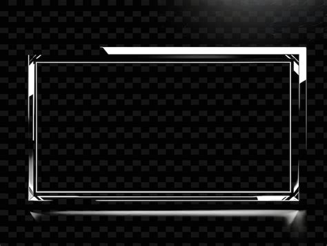 Modernist Chrome Frame With Clean Lines And Smooth Finish Co Png