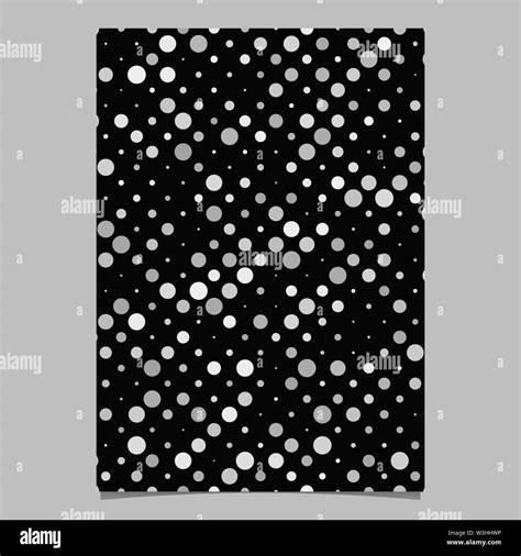 Abstract Seamless Dot Pattern Brochure Background Template Vector Illustration Stock Vector